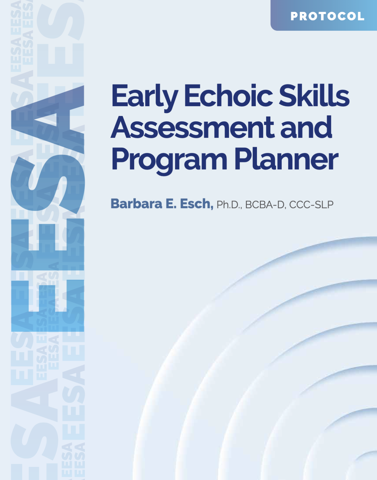 Early Echoic Skills Assessment Program Planner - Barbara Esch